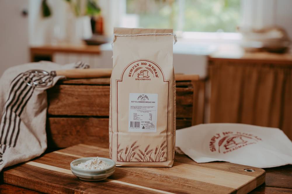 Soy & Linseed Bread Mix – Simply No Knead